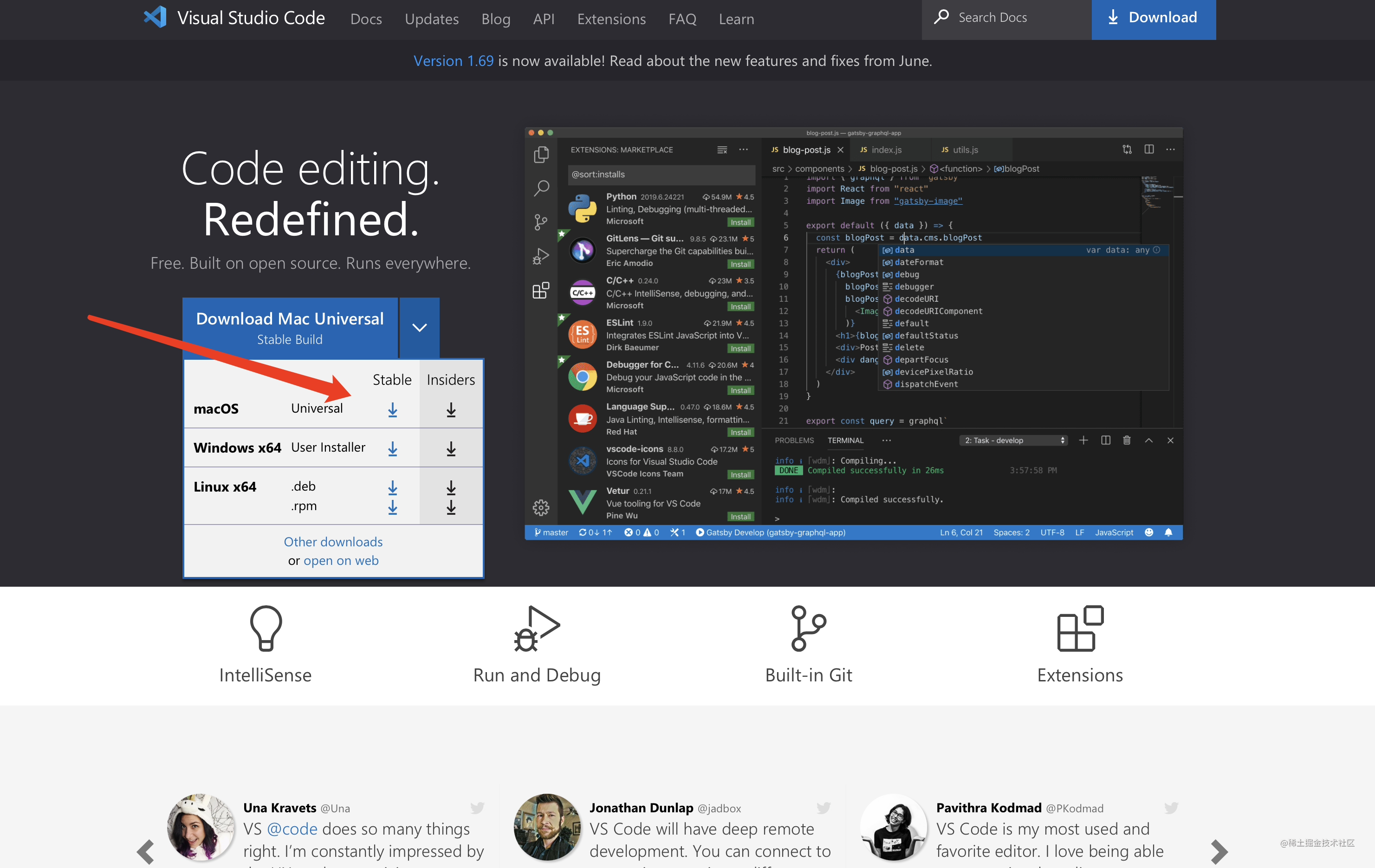关于如何解决VScode下载太慢的问题 - 掘金
