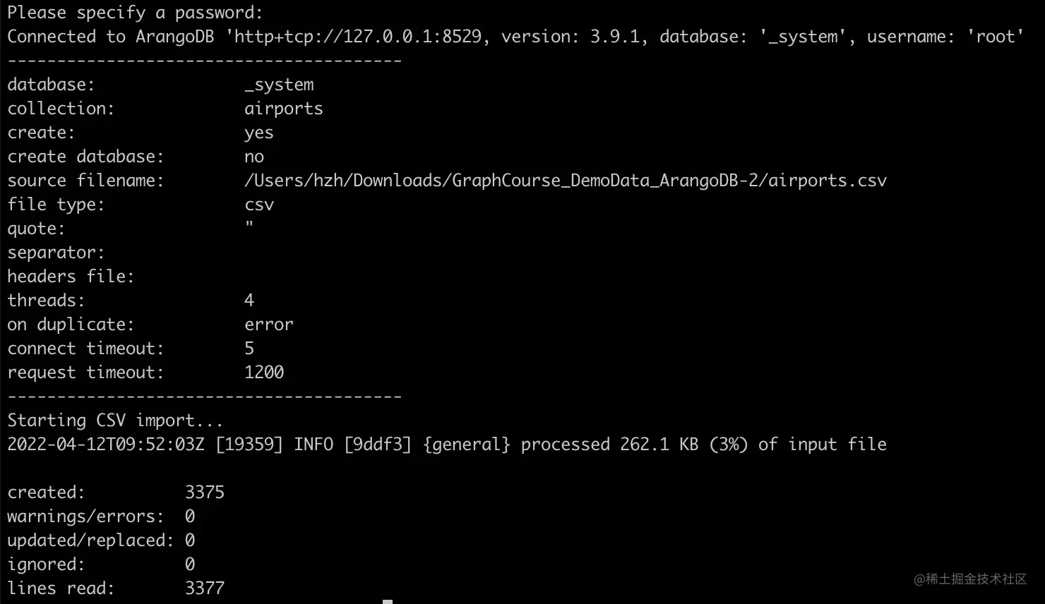 ArangoDB Graphs 系列——02 基础图技能ArangoDB Graphs 系列——02 使用航班机场的真实 - 掘金