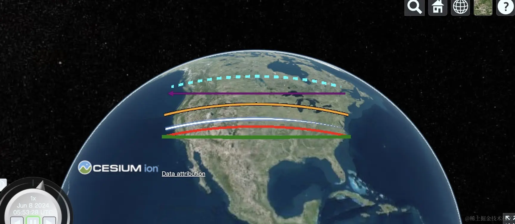 CesiumJS 实体（Entity）创建指南本教程将学习使用 CesiumJS 中的 Entity API 来绘制空间 - 掘金