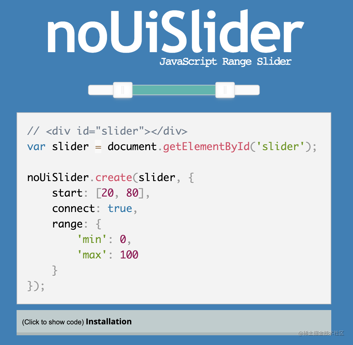 10个好用的React Range Slider库 - 掘金