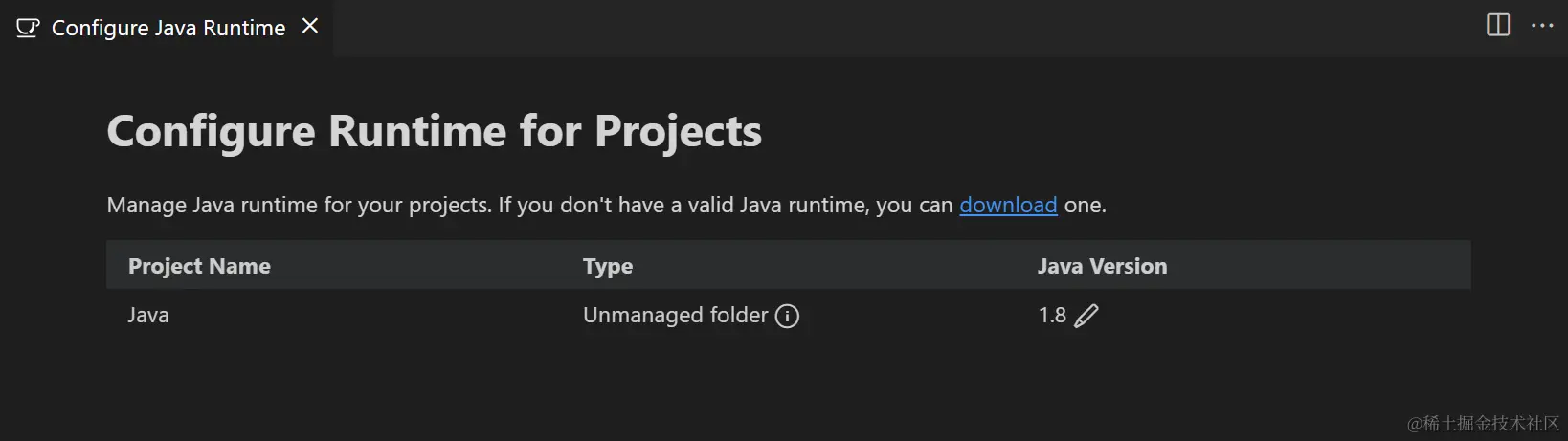 VSCode中配置Java必须要JDK17+吗No you don't. 从插件的文档了解以下插件对环境的要求，其实只要 - 掘金