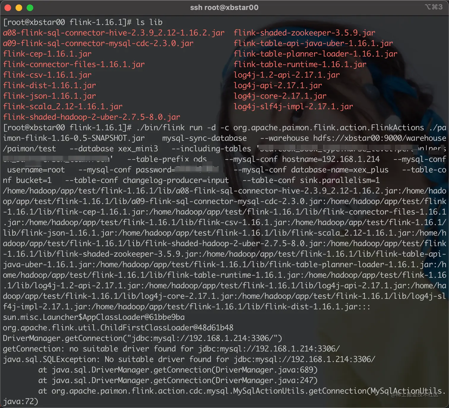 一次flink-cdc任务提交时No suitable driver found的排查过程1. 通过bin/flink - 掘金