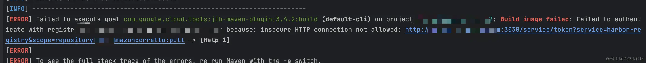 记一次使用jib-maven-plugin进行docker打包并推送harbor中遇到的问题如何优雅解决jib-mave - 掘金