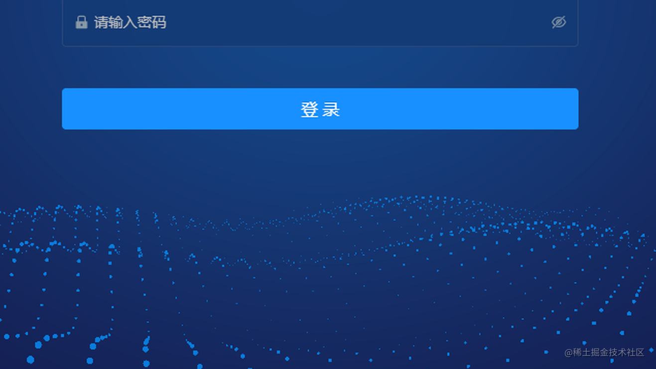 vue+three，制作iview大波浪特效（老板就喜欢带劲的） - 掘金