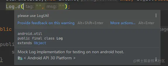 代码规范和优化-自定义Android Lint总结和实战前言 我们在开发的过程中，或多或少都遇到过下面这样的提示信息吧： - 掘金