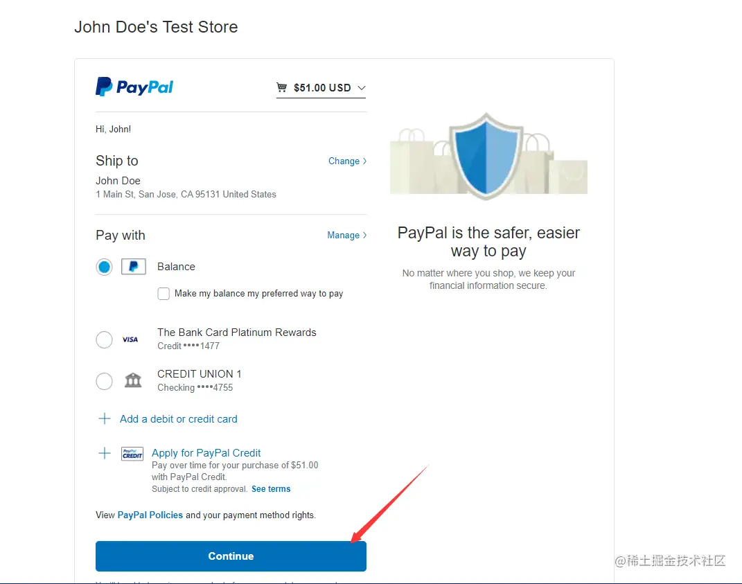 php对接Paypal支付完整流程流程其实就是，前端请求服务端支付接口，服务端构建支付并发给paypal服务器，payp - 掘金