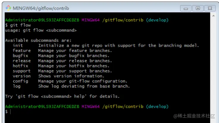 git-flow的安装和使用git配置SSH Key git bash命令行中输入 ssh-keygen -t rsa - 掘金