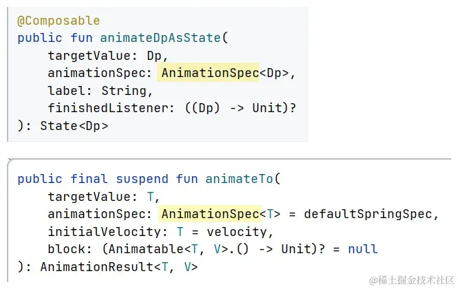 Jetapck Compose 动画3——AnimationSpecTweenSpec 就是 AnimationSpec - 掘金