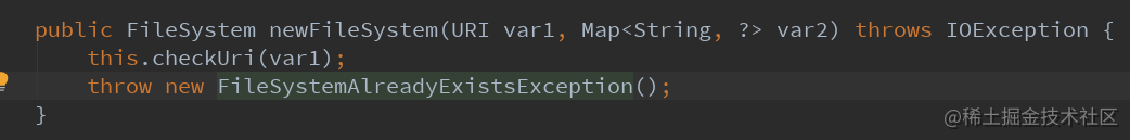 异常处理——java.nio.file.FileSystemNotFoundException - 掘金