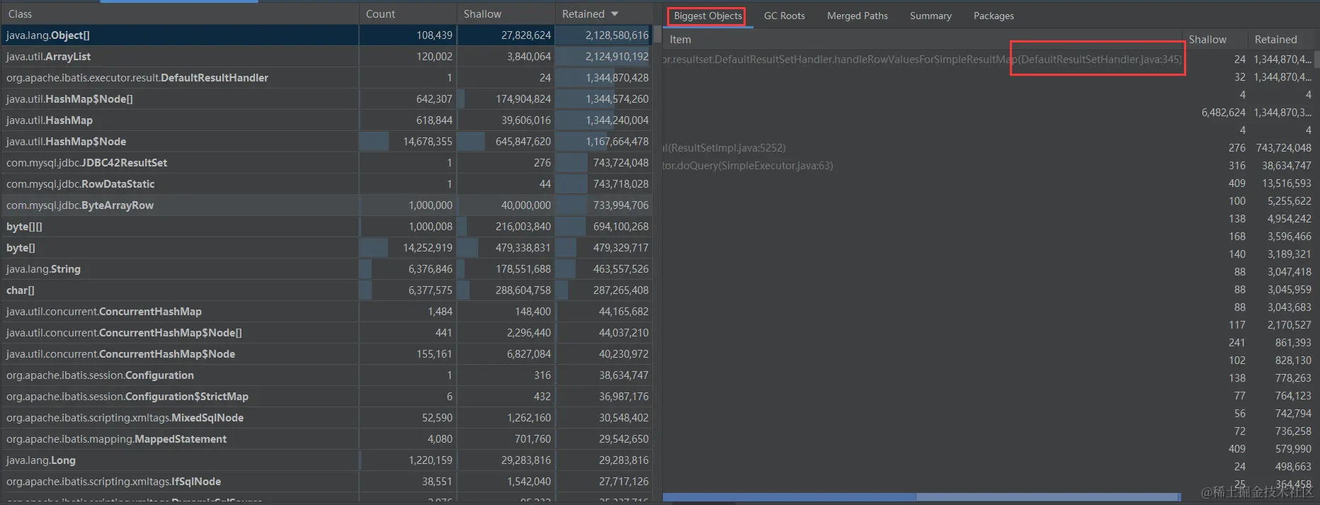 java.lang.OutOfMemoryError: GC overhead limit exceeded的一次分析 - 掘金