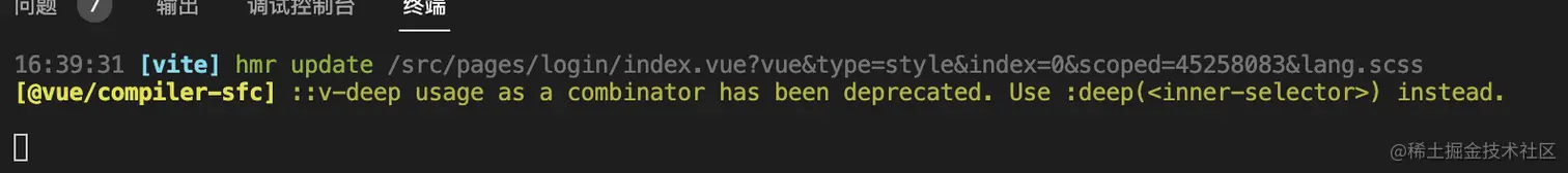 Sass 中使用/deep/报错 SassError: expected selector.（Vue3）一 问题发现： - 掘金