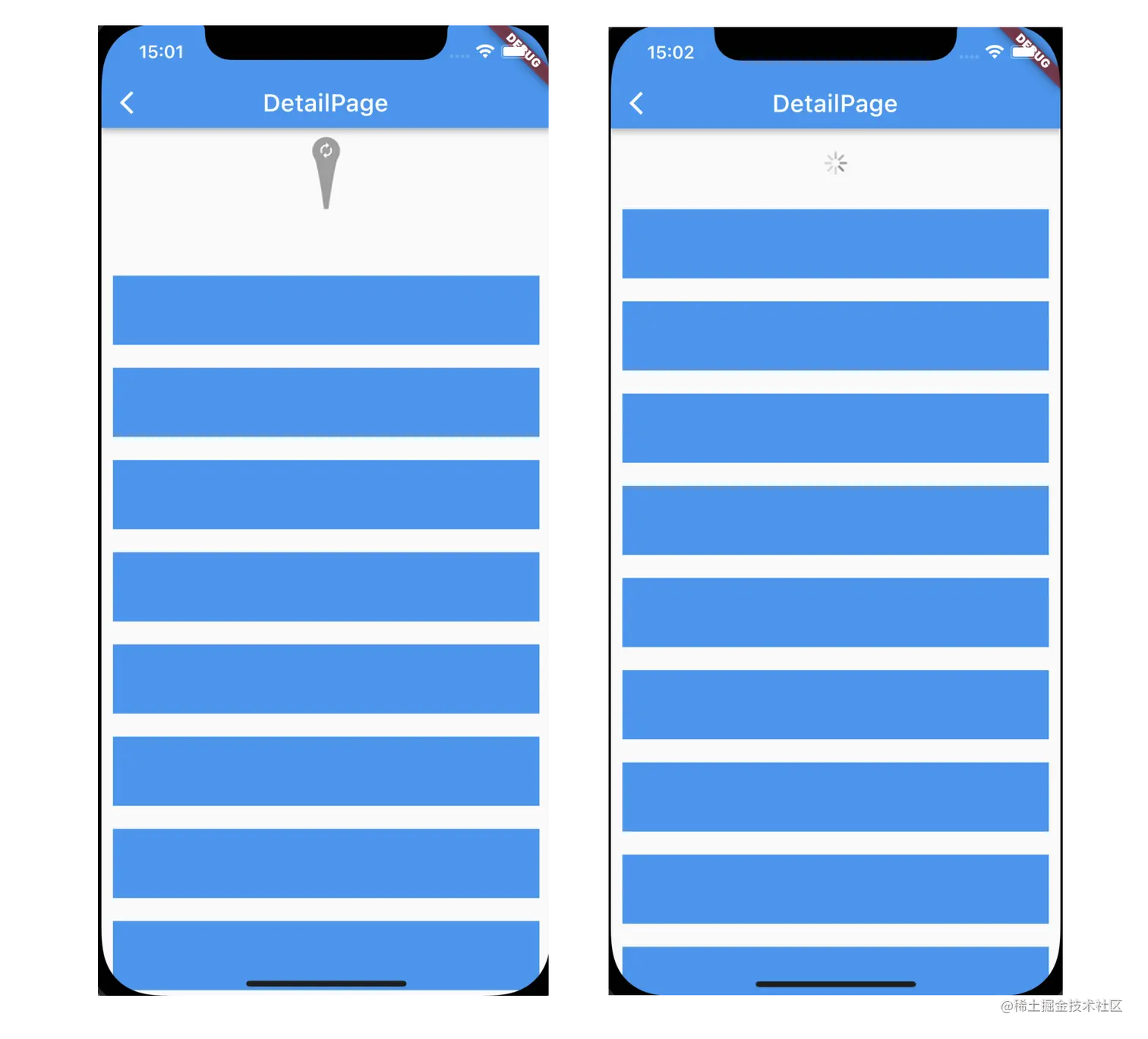 flutter-下拉刷新上拉加载更多以及国际化配置(pull_to_refresh)前面讲了不少滚动视图的案例，然而使用 - 掘金