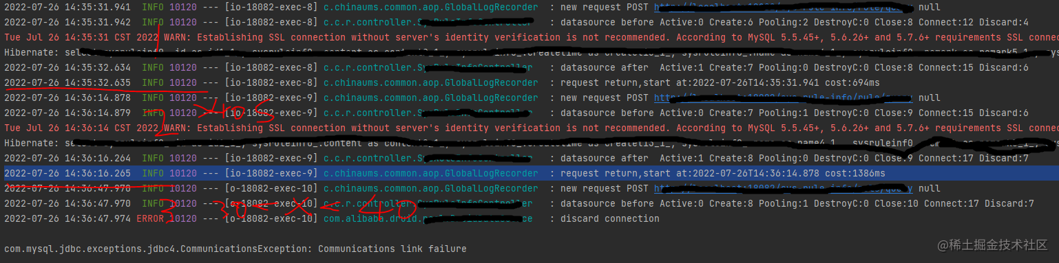 druid Communications link failure报错处理手册 - 掘金