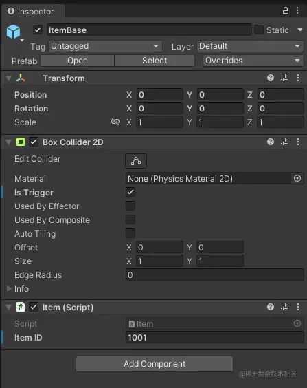 Unity3D 游戏开发：物品在界面中显示功能逻辑（19）本文详细介绍游戏开发中的脚本编程技巧，包括单例模式、物品类定义 - 掘金