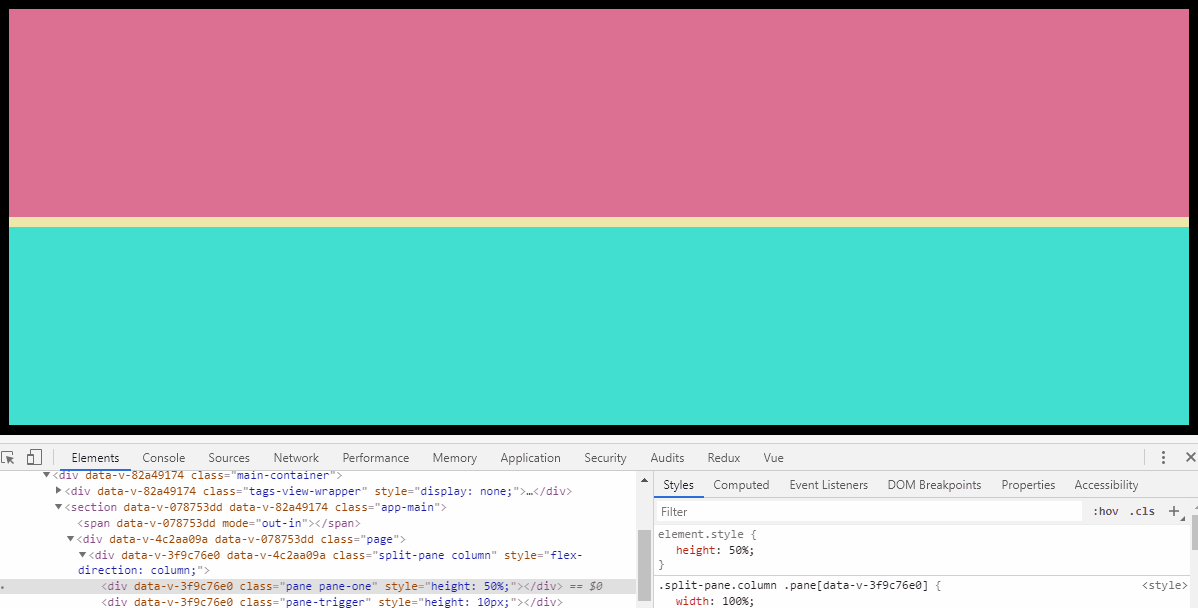 封装vue通用拖拽滑动分隔面板组件（Split） - 掘金