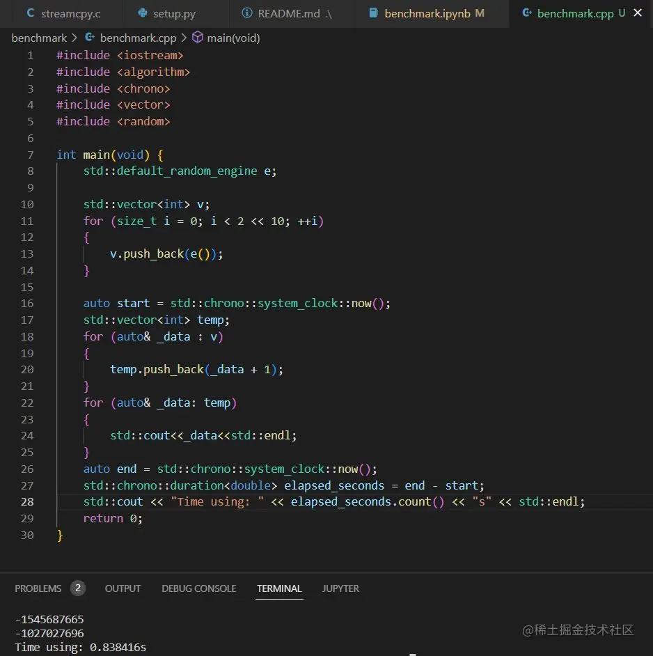 如何让Python运行速度像C++一样快最近一个月我研究了一下Python的C API，也尝试写了一个扩展，然后惊奇的发 - 掘金