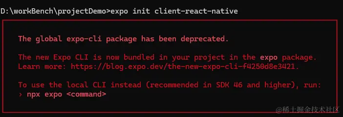 React Native 基于Expo开发踩坑日记使用expo创建项目时报错 expo init my-project - 掘金