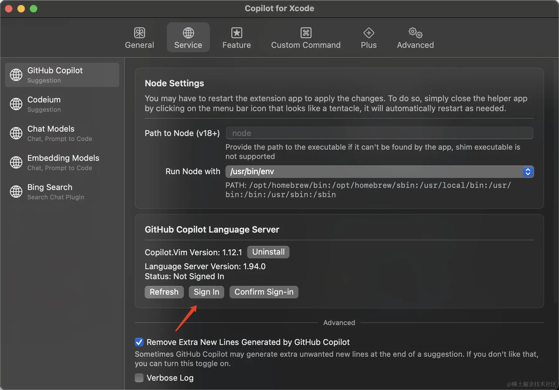 Xcode 集成 GitHub Copilot 随着 AI 编程助手的兴起，GitHub Copilot 成为了开发者的 - 掘金