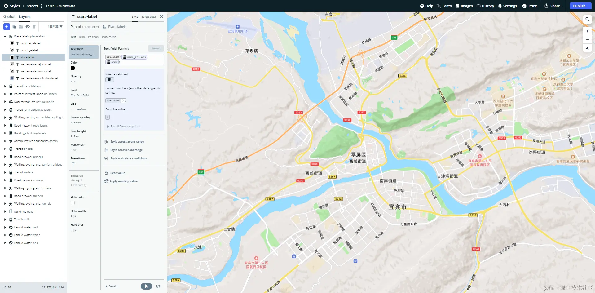 mapbox设置中文的几种方式mapbox的底图资源来源于openstreetmap，都是开源爱好者们贡献的，默认文字是 - 掘金
