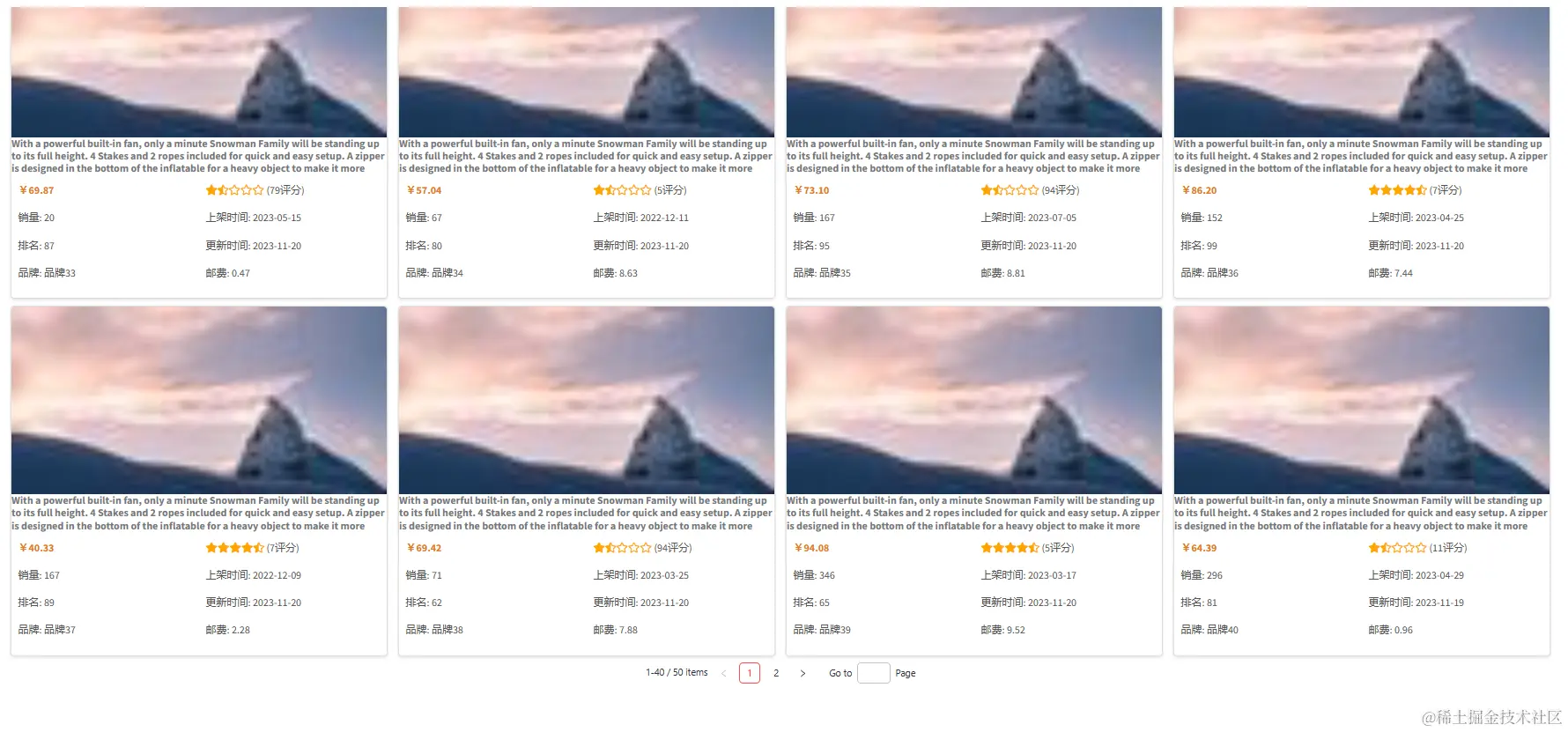 使用Streamlit和CSS创建一个动态商品展示页面本文将展示如何使用Python的Streamlit库结合CSS来创 - 掘金