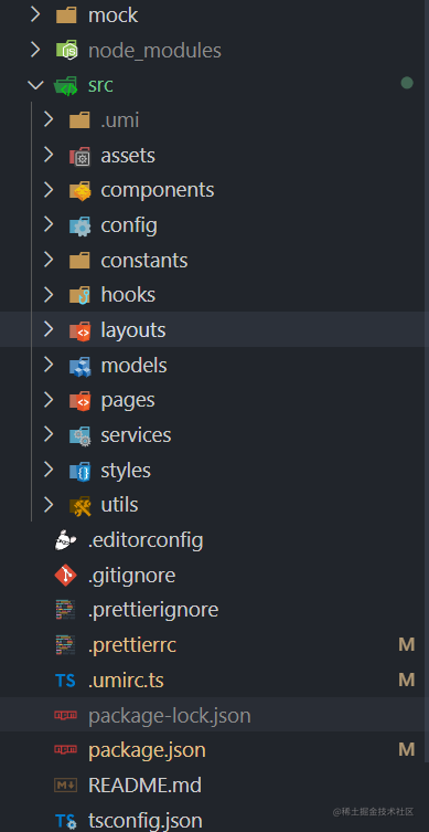 Umi+@ant-design/pro-layout快速搭建后台管理 - 掘金