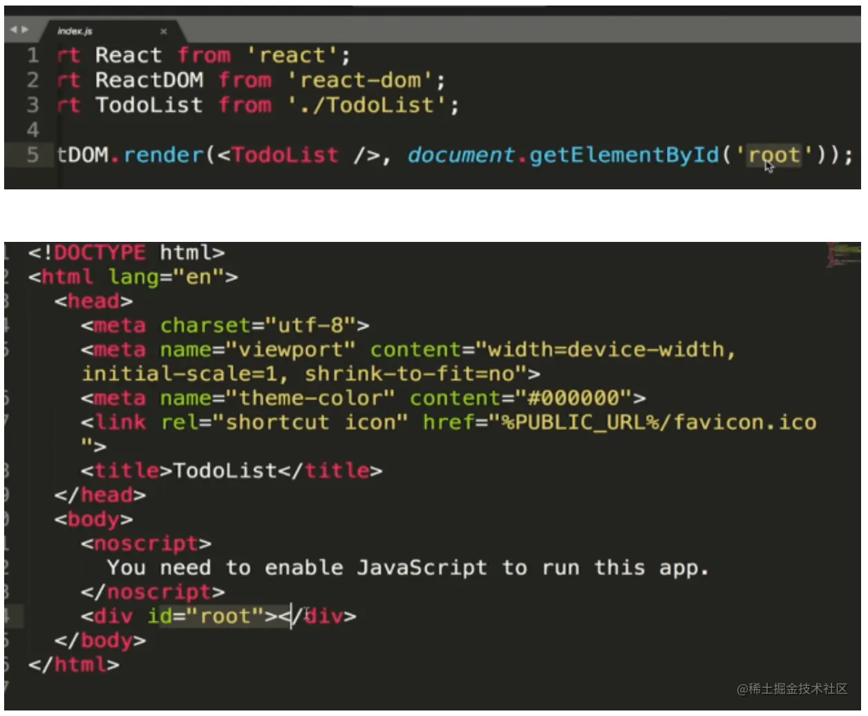 React的衍生思考1 开发方式 在之前的开发方式中，使用jquery和原生javascript都是命令式编程，需要在 掘金