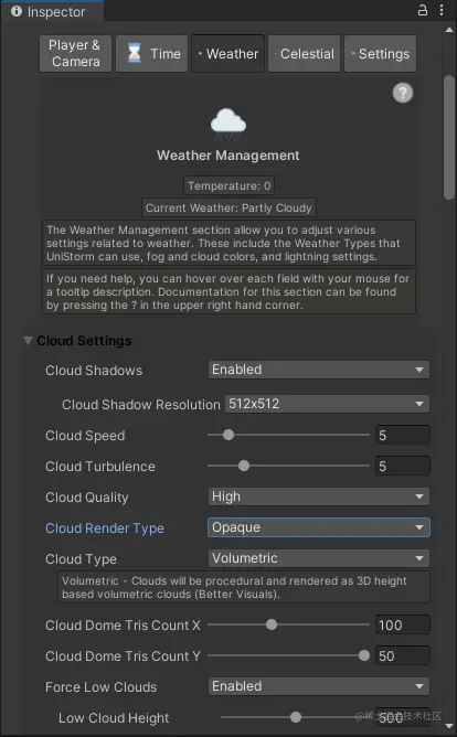 Unity插件分享——UniStorm - Volumetric Clouds, Sky, Modular Weather, and Cloud Shadows - 掘金