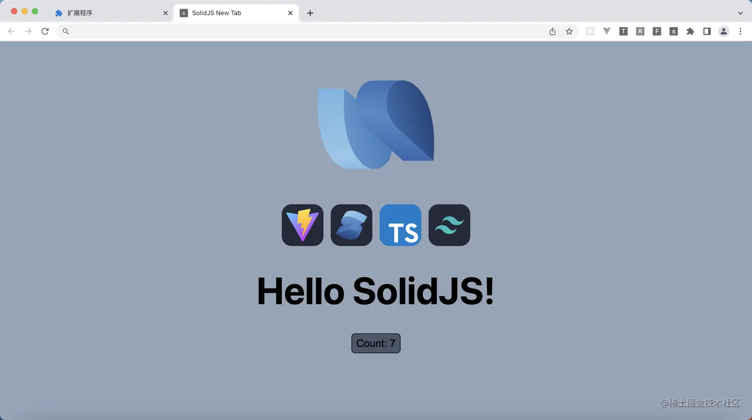 写一个基于 SolidJS + TS + Vite + TailwindCSS 的浏览器插件开发代码模板记录一个插件的代 - 掘金