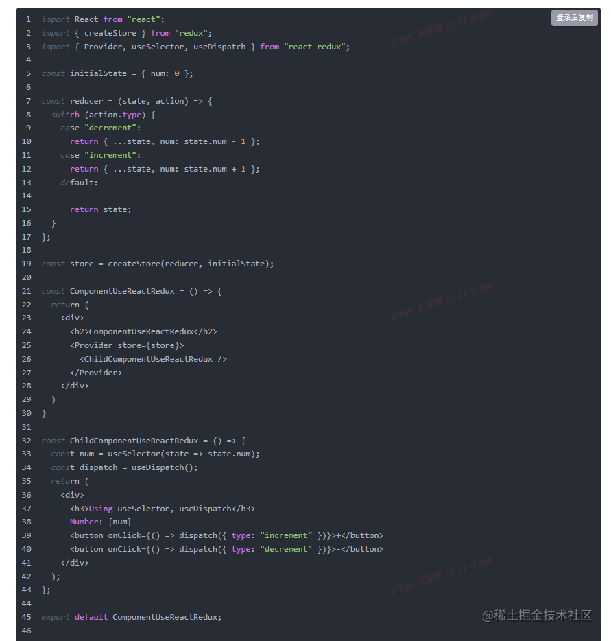 React Redux 中使用useselector、usedispatch 掘金
