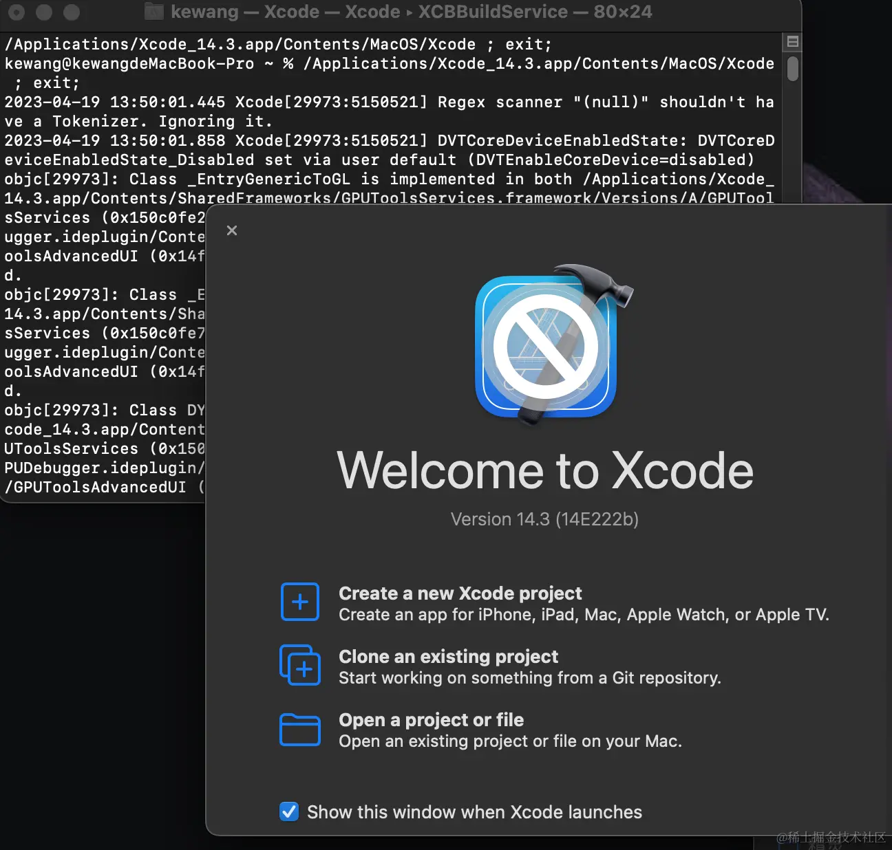 在不受支持的mac上安装使用xcode14.3下载Xcode14.3 https://developer.apple.c - 掘金