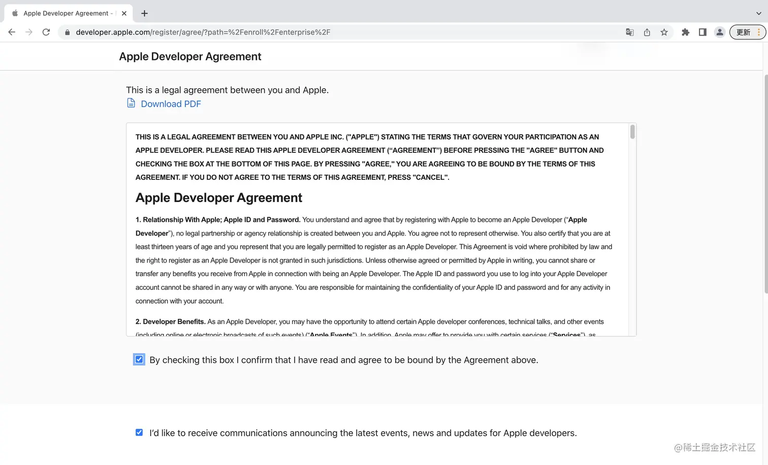 苹果开发者企业账号申请详细流程2022年苹果企业开发者账号申请 一、申请要求 苹果开发者企业计划仅适用于特定用例中的内部 - 掘金
