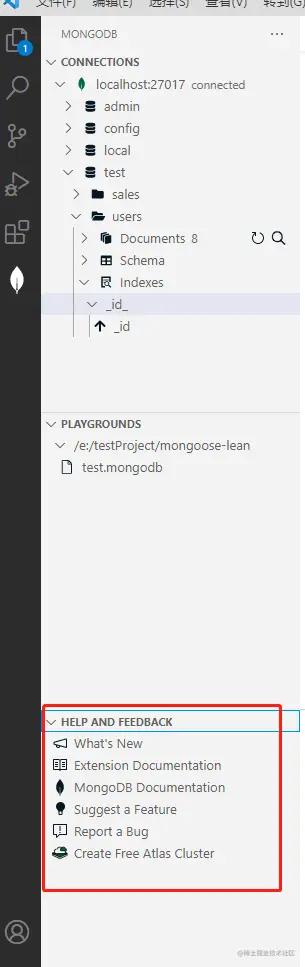 真香|MongoDB for vscode使用详解，让你的开发更丝滑MongoDB官方提供了一个VS Code的扩展，可 - 掘金