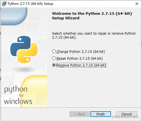 gyp ERR! find Python 解决方案 - 掘金