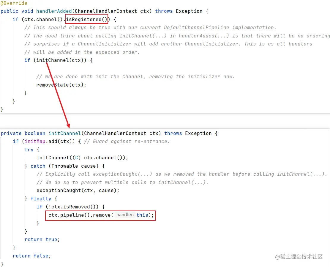 Netty中的ChannelInitializer、ChannelHandlerContext和addLast()方法 - 掘金