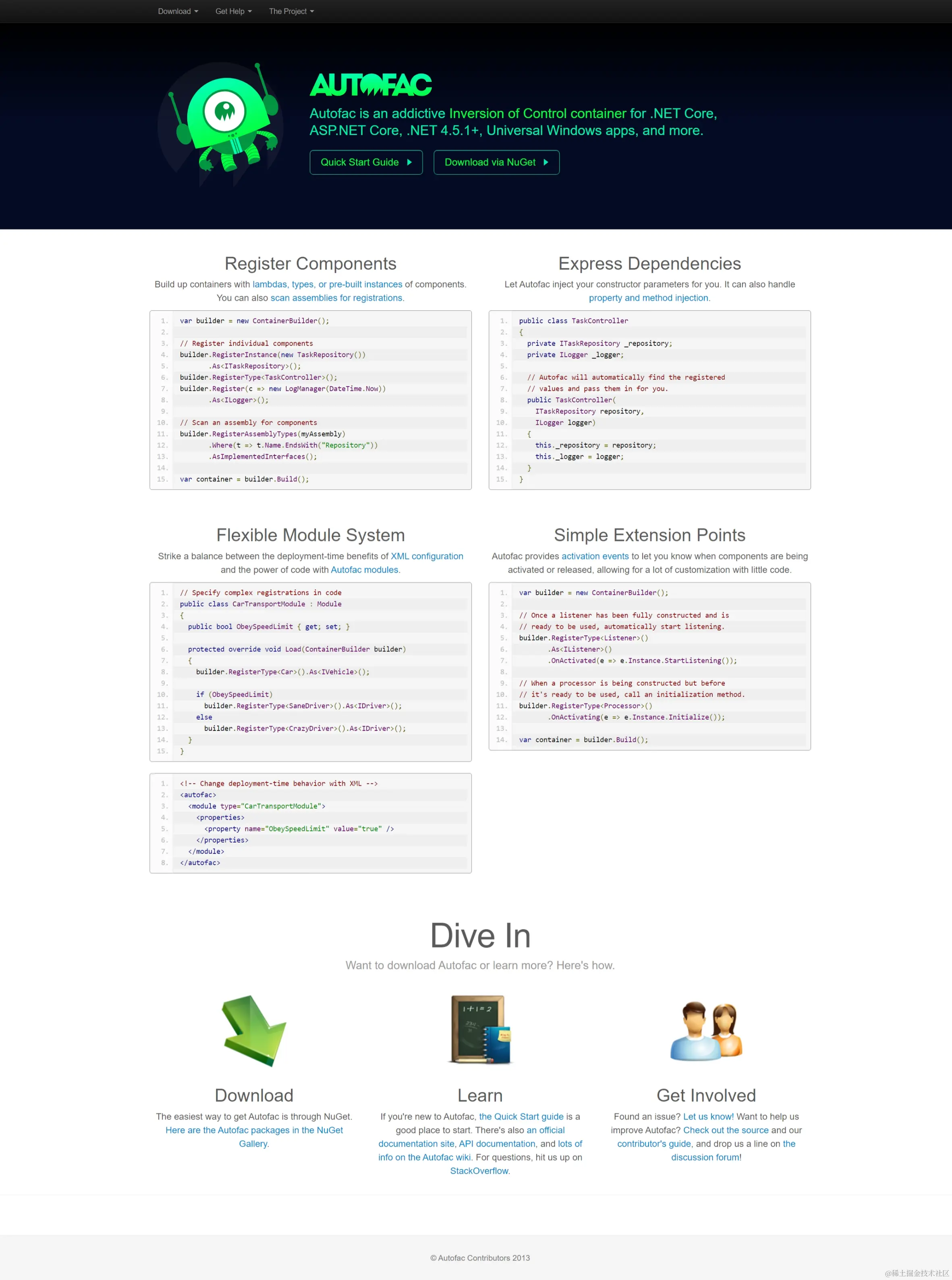 如何在ASP.NET 8.0+ 中使用依赖注入框架Autofac.NET 6.0、C# 9.0 起的顶级语句风格下，在A - 掘金