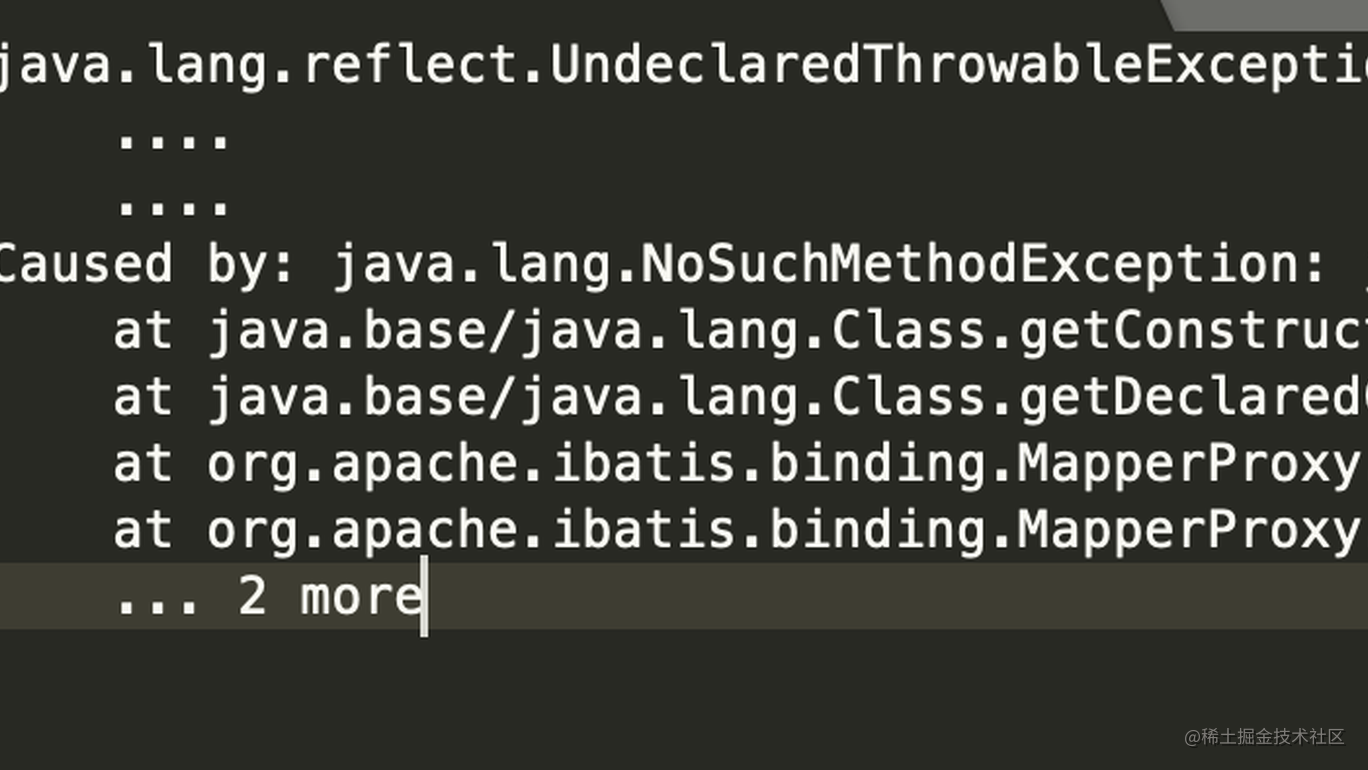 一次不常见的MyBatis踩坑-UndeclaredThrowableException异常 - 掘金
