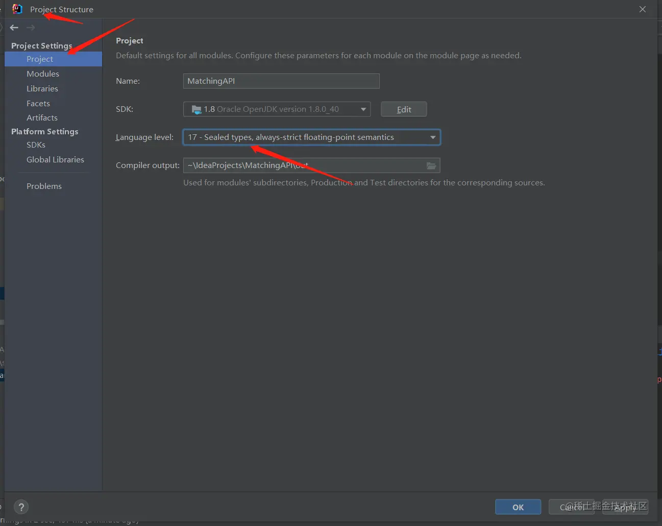 IDEA Error:java: 无效的源发行版: 17错误这里记录处理`IDEA Error:java: 无效的源发行 - 掘金