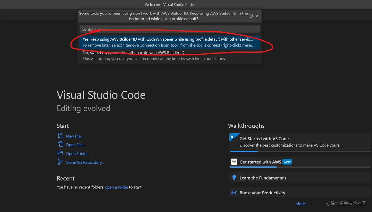 5分钟快速上手实时 AI 编程助手 Amazon CodeWhisperer - 掘金