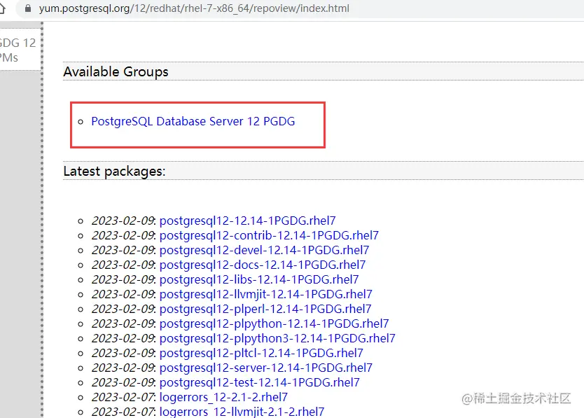 Linux服务安装PostgreSQL客户端基本安装步骤流程如下： 确认对应pg版本的安装包(项目中pg版本是12) 选 - 掘金