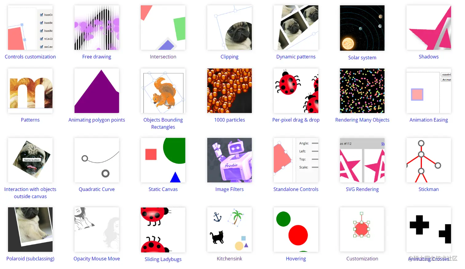 几个2D图形库的比较 ——fabric \ konva \ leaflet \ pixi 本文将从技术选型的各种考虑因素 - 掘金