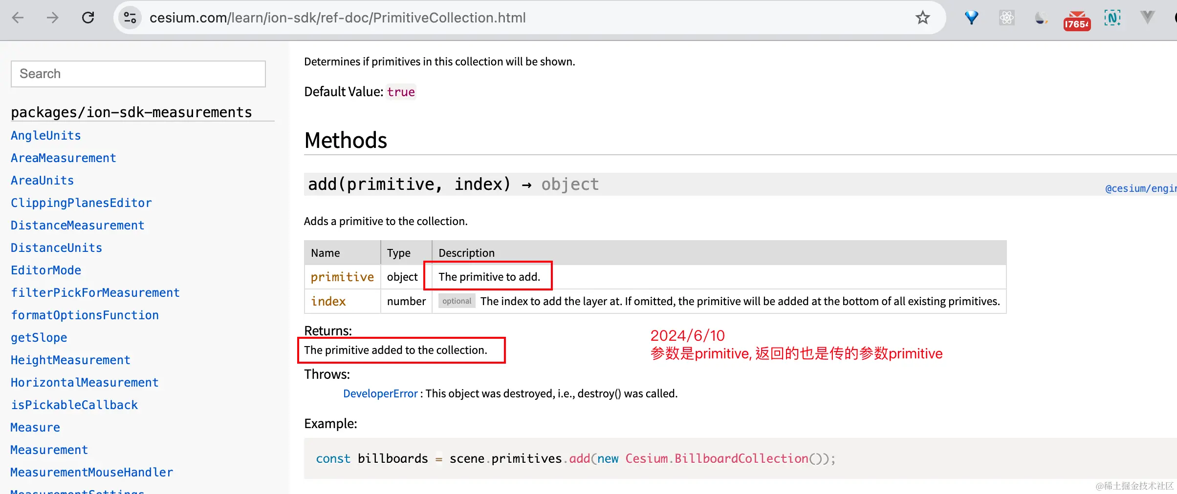cesiumJS 使用primitive加载大量点位这篇笔记主要记录 使用primitive加载点位 使用primiti - 掘金
