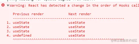 react hooks报错: Rendered fewer hooks/Rendered more hooks - 掘金