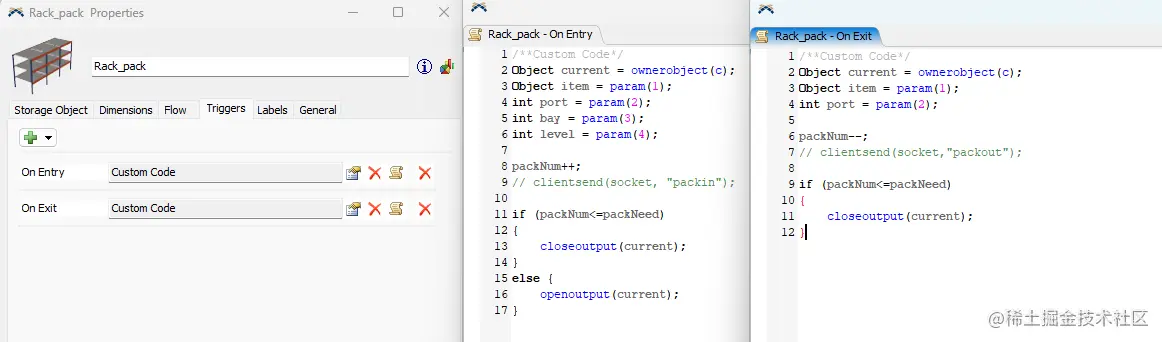 flexsim建立socket通信本篇介绍了flexsim基础操作及socket通信搭建，并从零开始搭建了简单的仓储模型 - 掘金