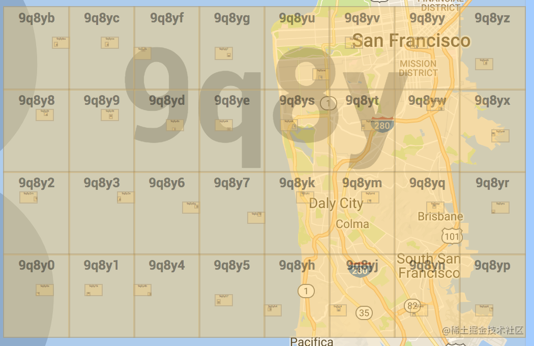 geohash、google s2、uber h3三种格网系统比较（1） - 掘金