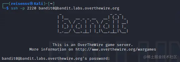Linux命令-bandit通关日志这是overthewire靶场一个练习Linux命令的关卡，目前有33关，可以熟悉一 - 掘金